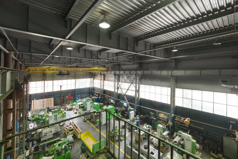 Assembly Production of Metal-cutting Machine Tools. Stock Image - Image ...