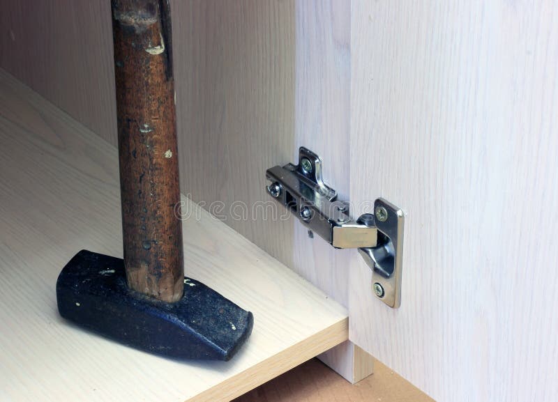 Assembly of the table stock image. Image of furniture - 96749067