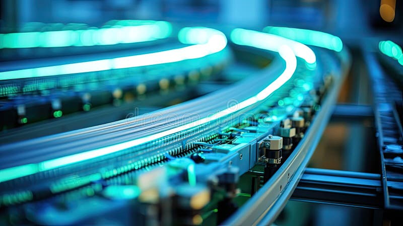 Assembly Technology Car Production Stock Illustration - Illustration of ...