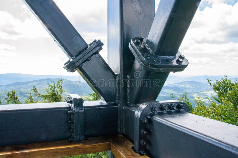 Assembly Unit of a Large Metal Structure Such As a Bridge, Tower ...