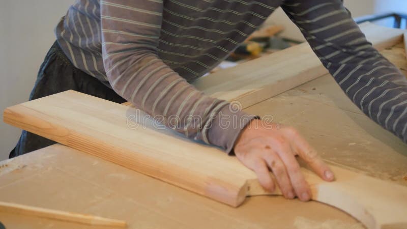Assembly of Wooden Stage Construction by Young Builders. Media Stock ...