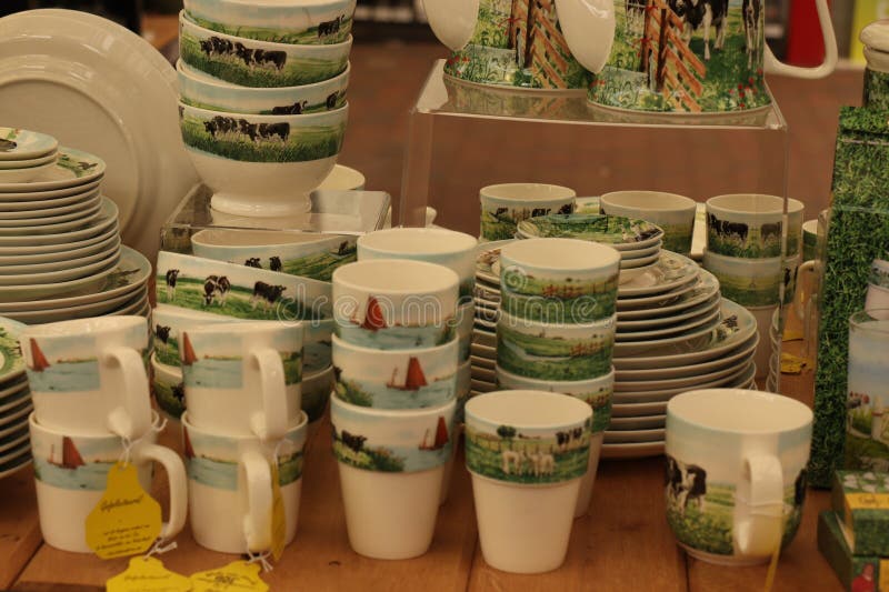 Assen, the Netherlands - May 10th 2022: Tableware Retail Display ...
