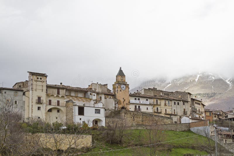 Assergi stock photo. Image of italy, central, sasso, village - 36085302
