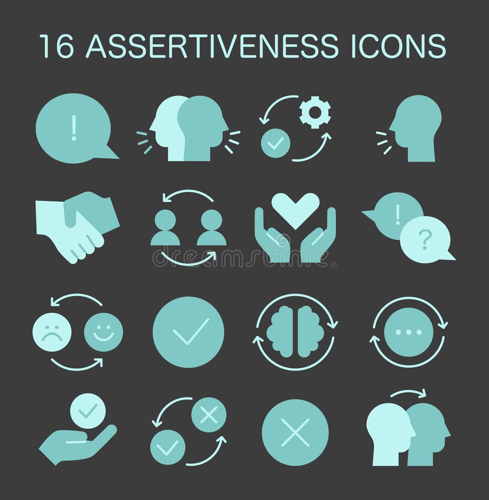Assertiveness Icon Stock Illustrations – 386 Assertiveness Icon Stock ...