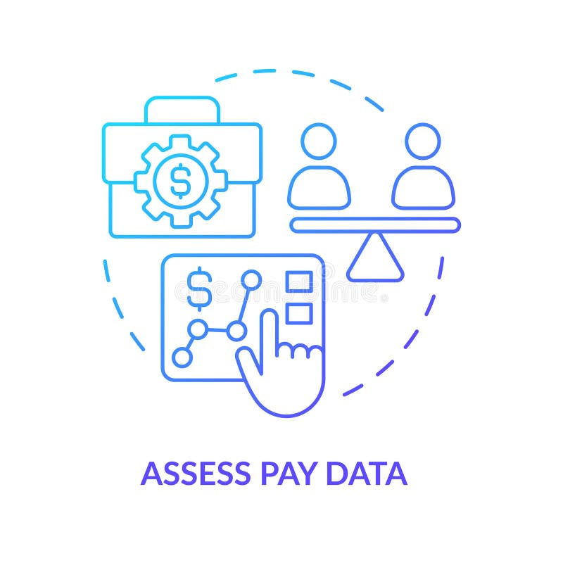 Equity Blue Gradient Concept Icon Stock Vector - Illustration of ...