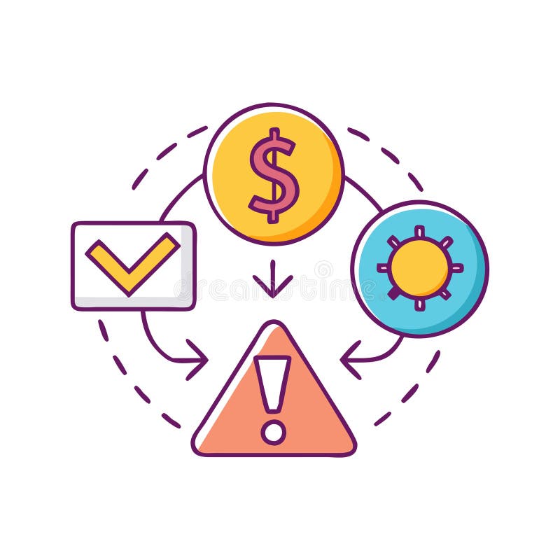 Assessing Risk Tolerance for Business Decisions Stock Vector ...