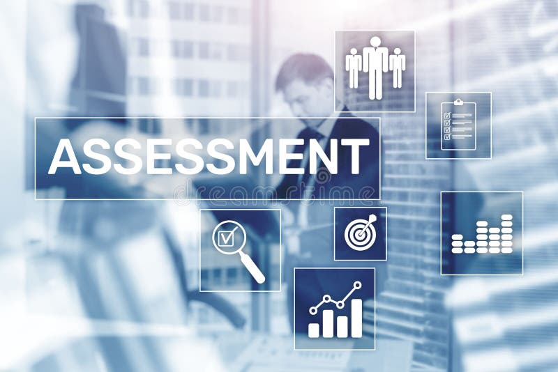 Assessment Analysis Analytics Technology Concept on Business Background ...