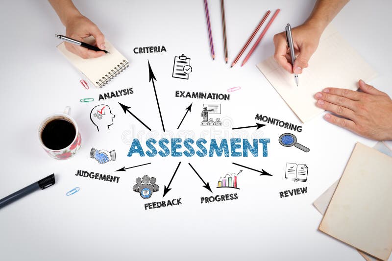 Assessment Concept. the Meeting at the White Office Table Stock Photo ...