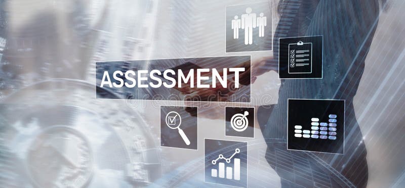 Assessment. Data Assessment and Analysis Stock Image - Image of ...