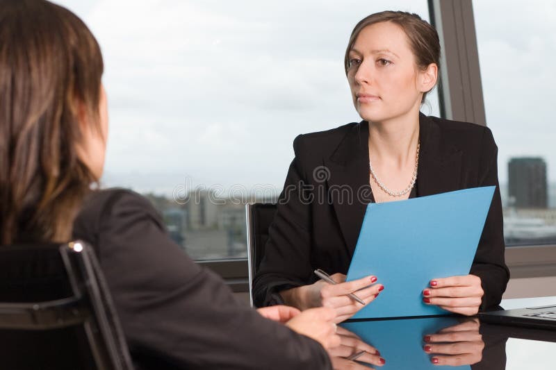Assessment of an Employee in Office Stock Image - Image of boss ...