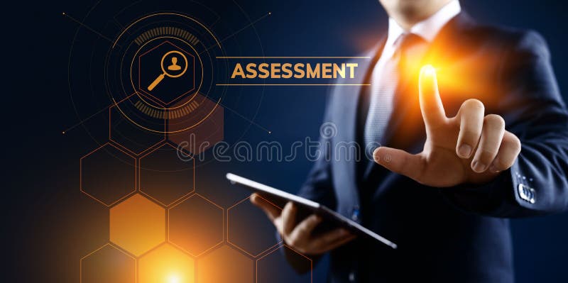 Assessment Evaluation Business Analysis Concept on Screen. Stock Photo ...