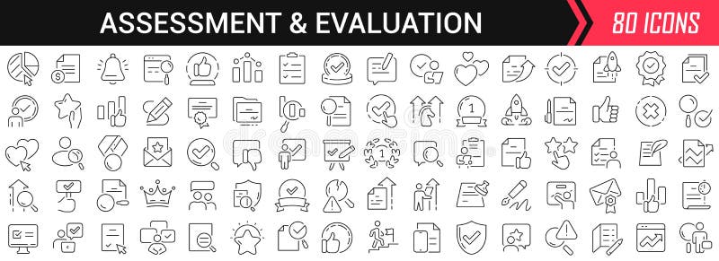 Assessment Outline Icons Stock Illustrations – 746 Assessment Outline ...