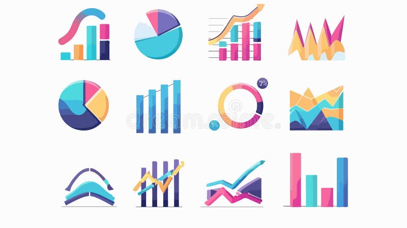 Assessment Graph Chart Icon for Business Reports and Analysis Stock ...