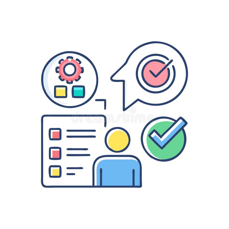 Assessment Icon for Behavior Stock Vector - Illustration of collection ...