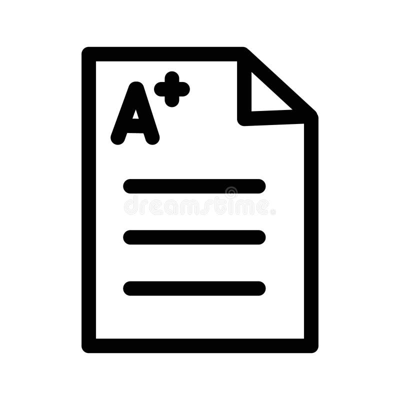 Assessment Icon Design in Filled and Outlined Style Stock Vector ...