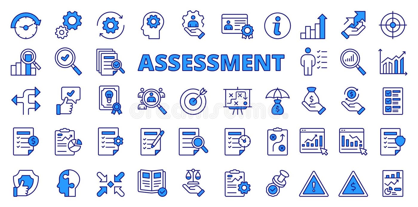 Assessment Icons Stock Illustrations – 5,247 Assessment Icons Stock ...
