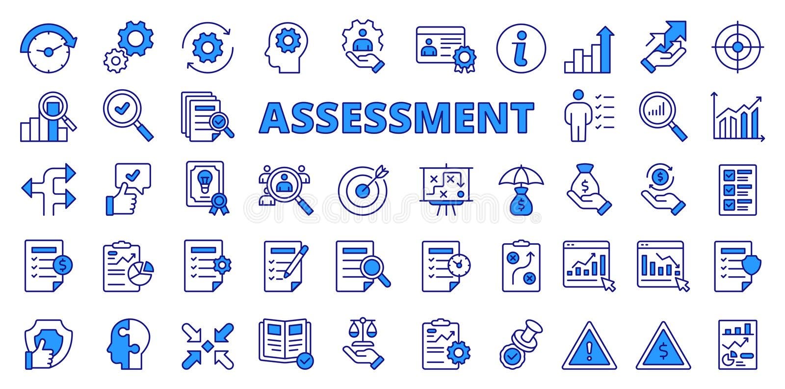 Assessment Icons Stock Illustrations – 5,247 Assessment Icons Stock ...