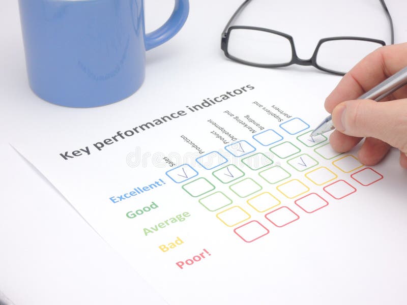 Assessment of Key Performance Indicators Stock Image - Image of ...