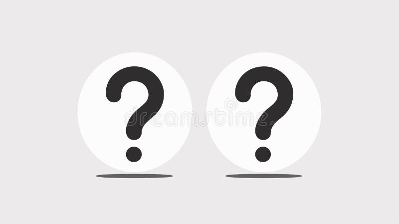 Assessment Question Mark Icon for Professional Presentations Stock ...
