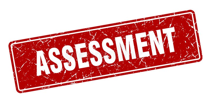 Assessment Stamp. Assessment Grunge Round Sign Stock Vector ...
