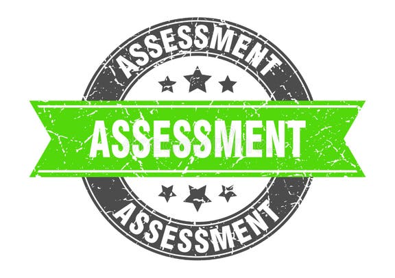 Assessment stamp stock vector. Illustration of vignette - 196536203