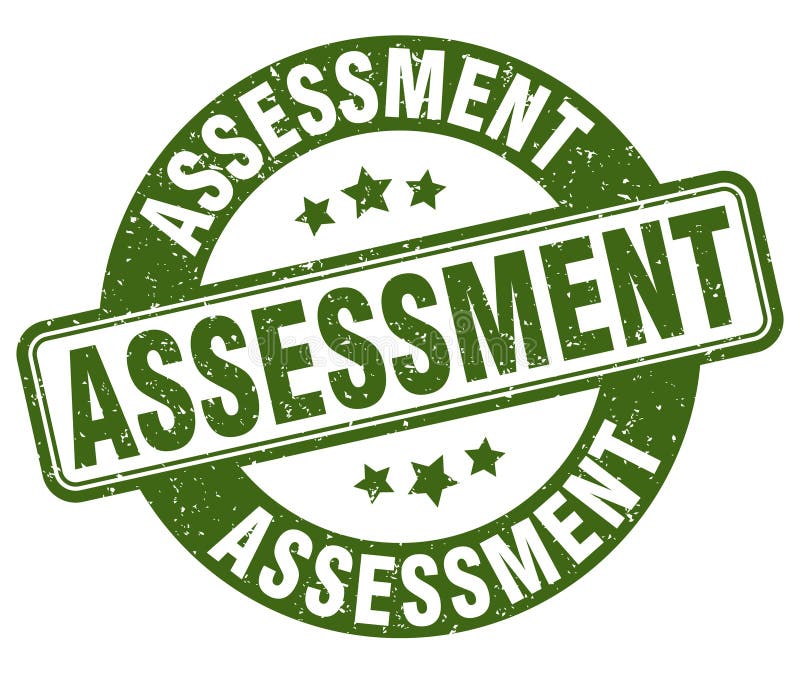 Assessment Stamp. Assessment Label. Round Grunge Sign Stock Vector ...