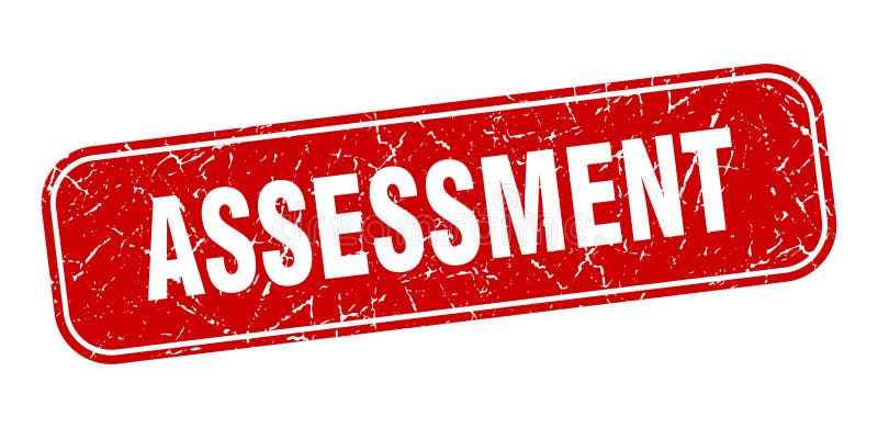 Assessment Stamp. Assessment Square Grungy Isolated Sign Stock Vector ...