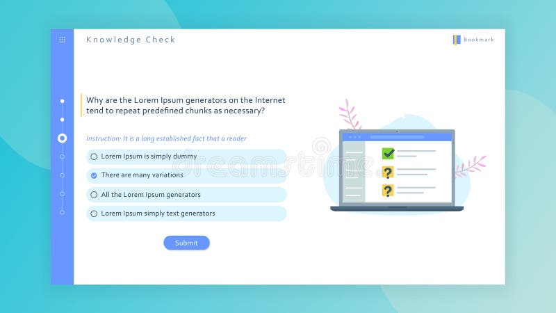 Assessment Template, Quiz Layout, Multiple Choice Questions ...