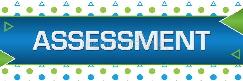 Assessment Green Business Symbols Cutout Horizontal Stock Illustration ...