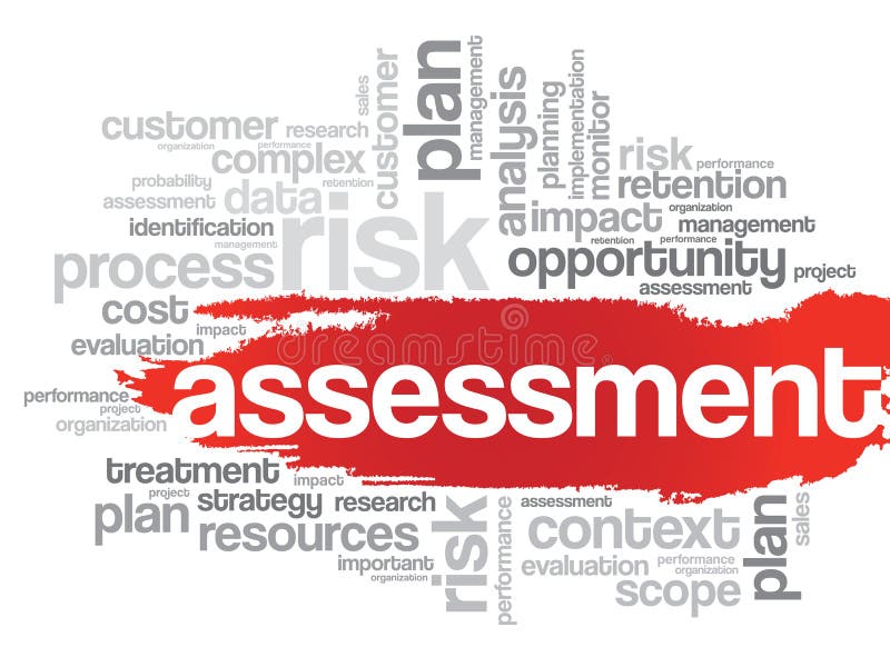 Assessment Word Cloud stock illustration. Illustration of audit - 205281464