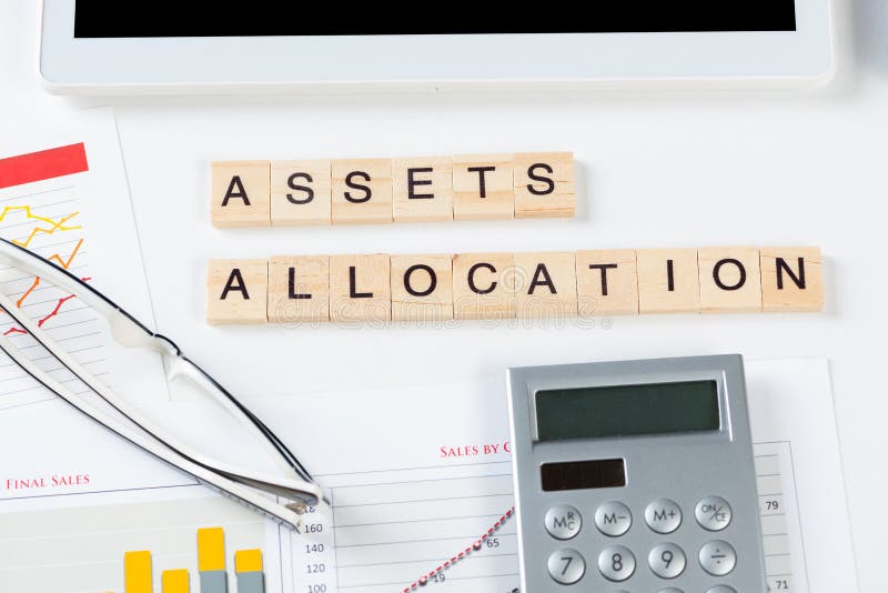 Asset Allocation Concept with Letters on Cubes Stock Image - Image of ...
