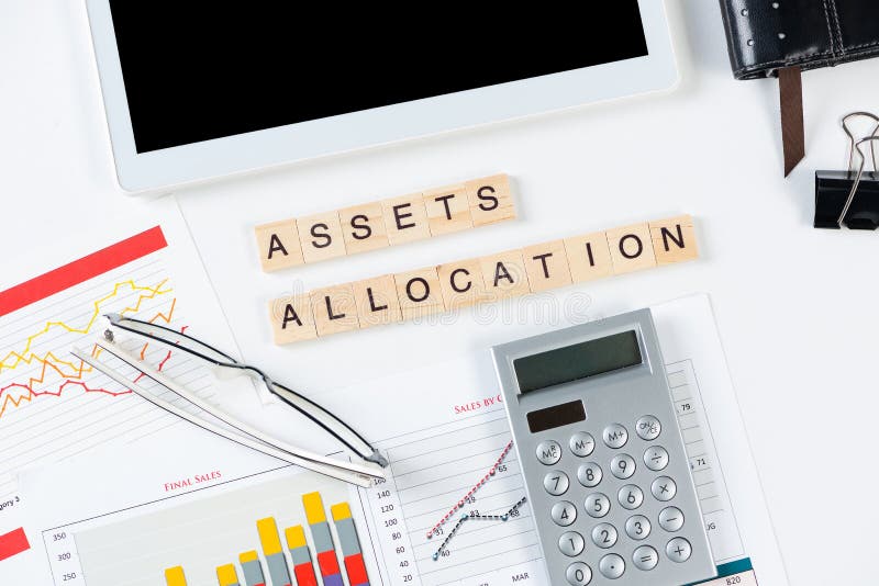Asset Allocation Concept with Letters on Cubes Stock Image - Image of ...
