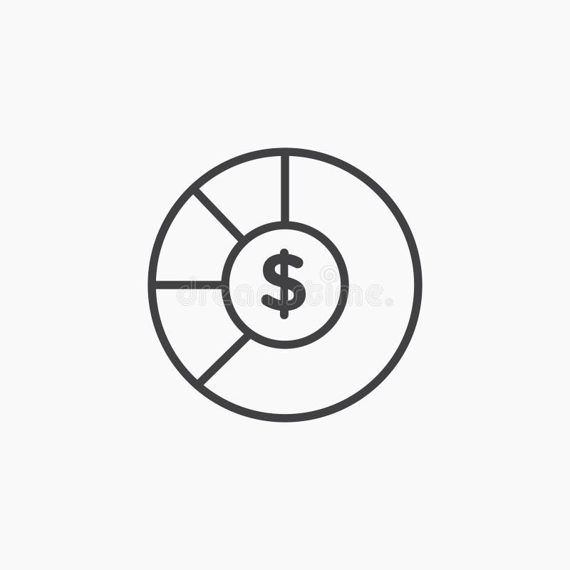 Asset Allocation Icon Vector Stock Vector - Illustration of icon ...