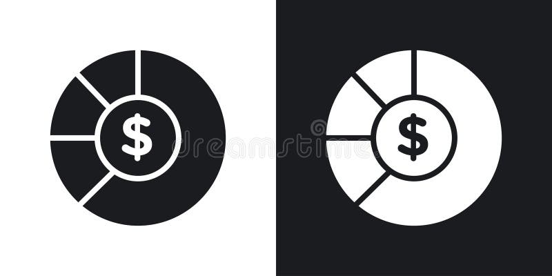 Asset Allocation Icon Vector Stock Vector - Illustration of value ...