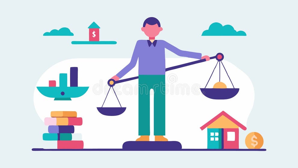 Asset Allocation an Illustration Featuring a Visual of Various Asset ...