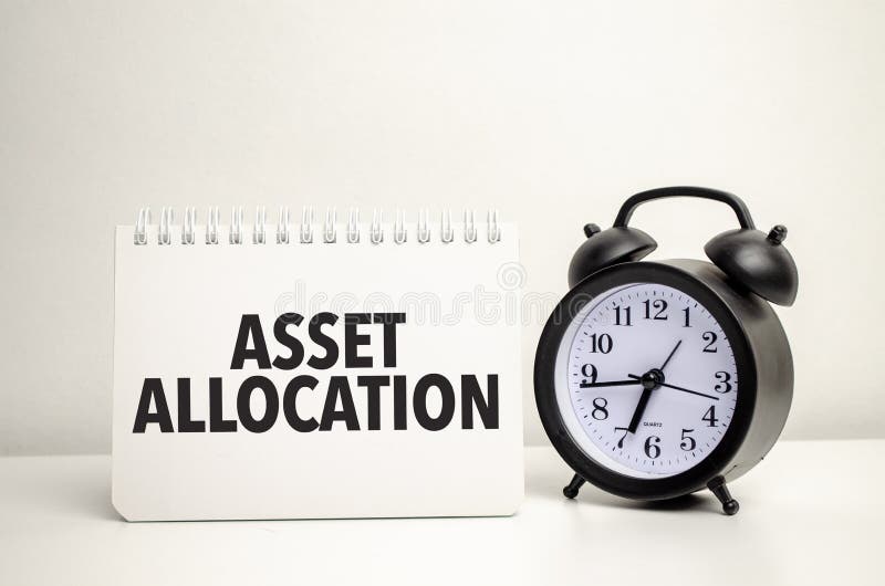 Asset Allocation Words with Clock with Notebook Stock Photo - Image of ...