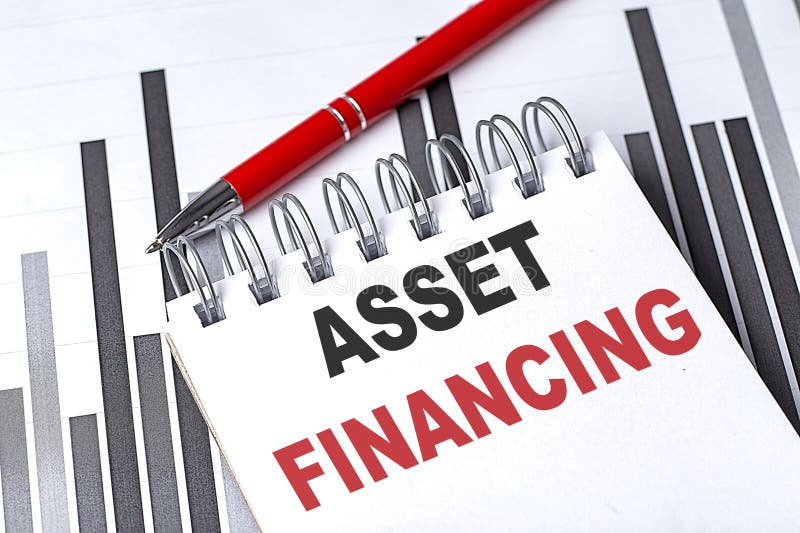 ASSET FINANCING Text on Notebook on Chart with Pen Stock Image - Image ...