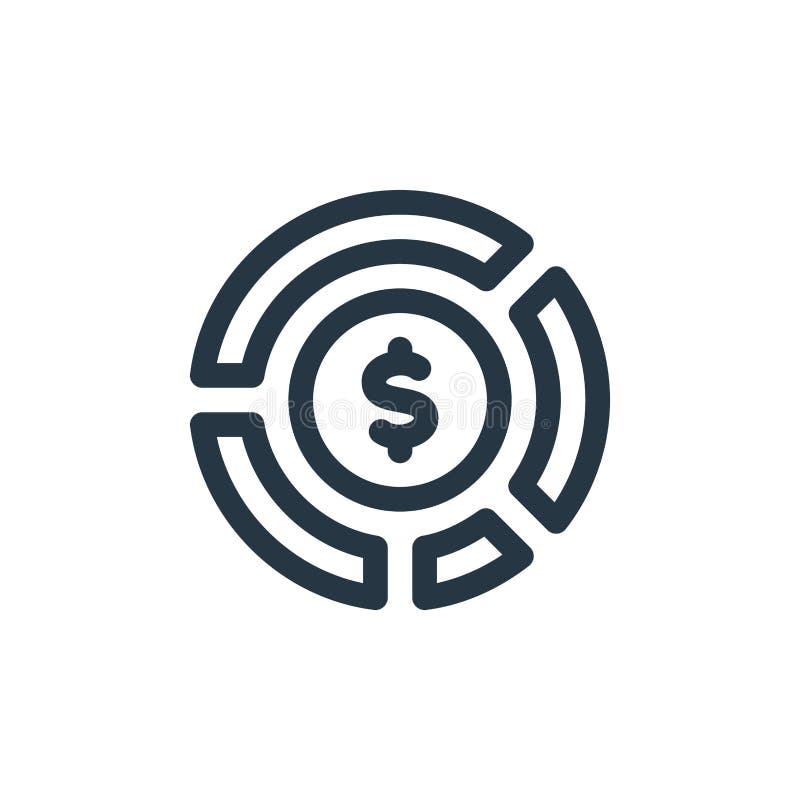 Asset Icon Vector from Investment Concept. Thin Line Illustration of ...