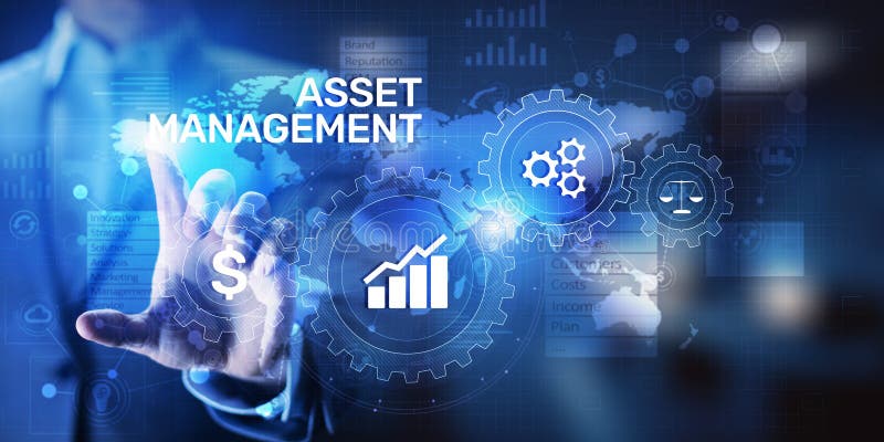 Asset Management Business Technology Internet Concept Button on Virtual ... Asset Management Business Technology Internet Concept Button on Virtual ...