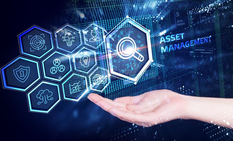 Asset Management. Business, Technology, Internet and Network Concept ...