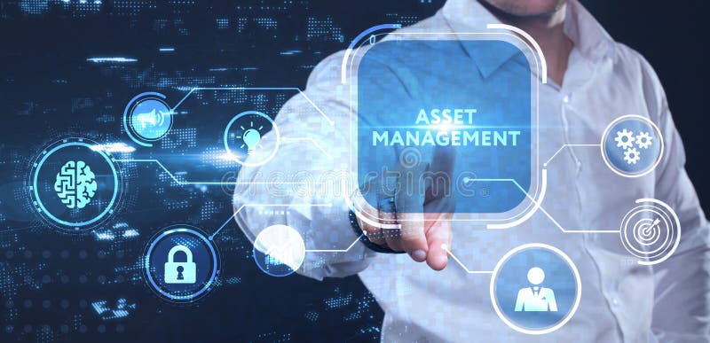Asset Management. Business, Technology, Internet and Network Concept ...