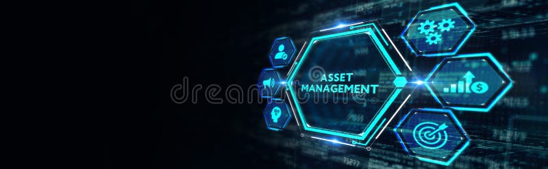 Asset Management. Business, Technology, Internet and Network Concept ...