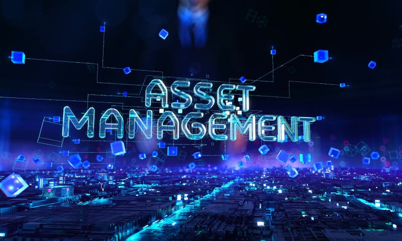 Asset Management - Businessman Working and Touching with Augmented ...