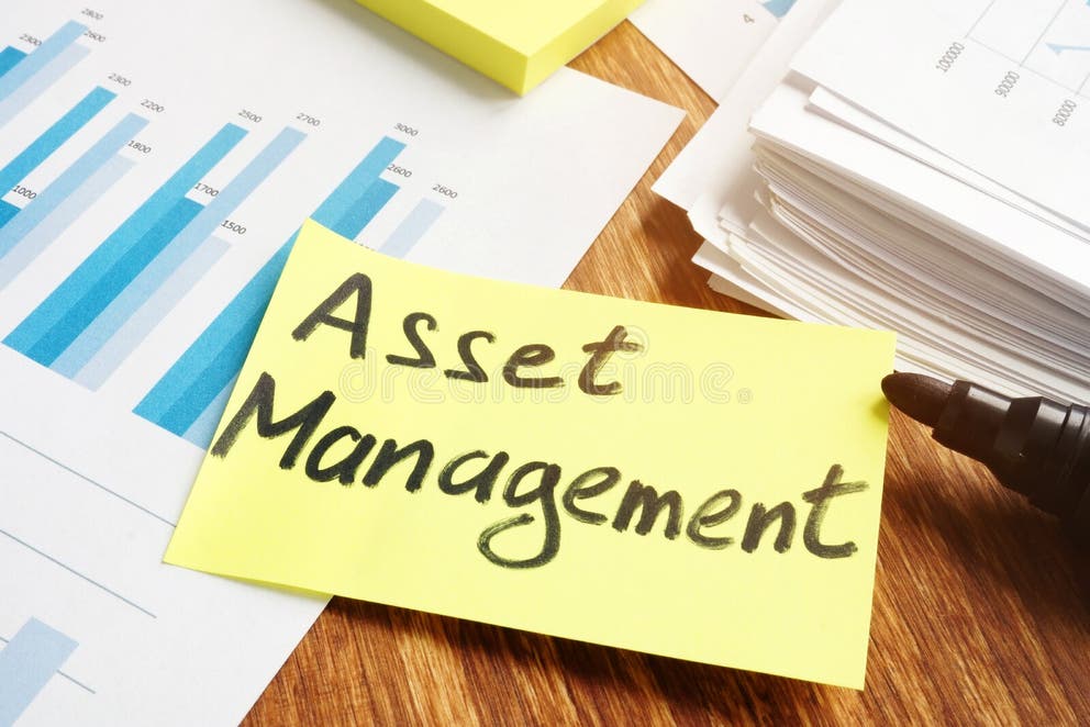 Asset Management. Stack of Business Papers Stock Photo - Image of ...