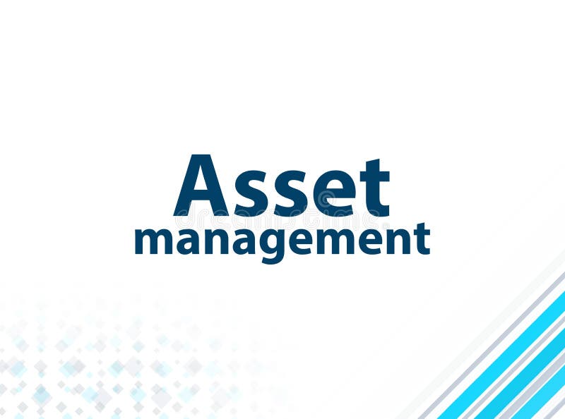 Asset Management Red Banner Abstract Background Stock Illustration ...