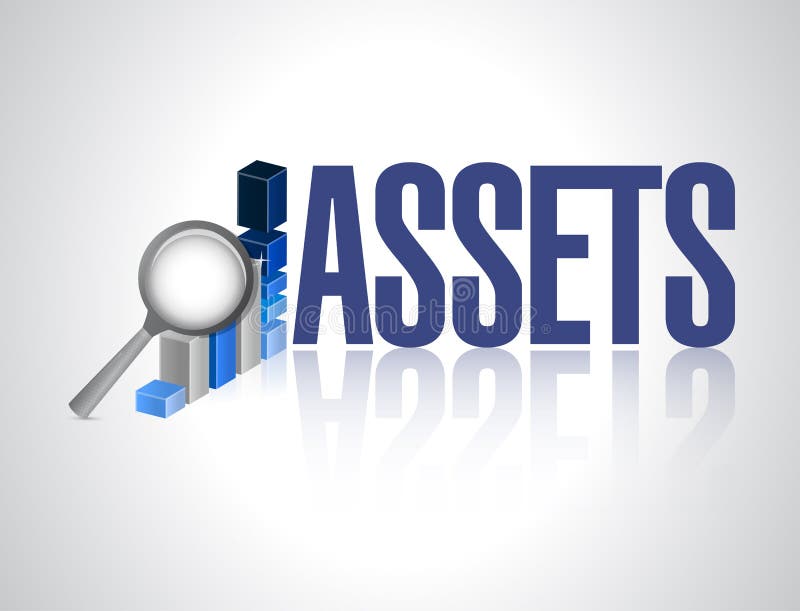 Assets Business Graph Illustration Stock Illustration - Illustration of ...