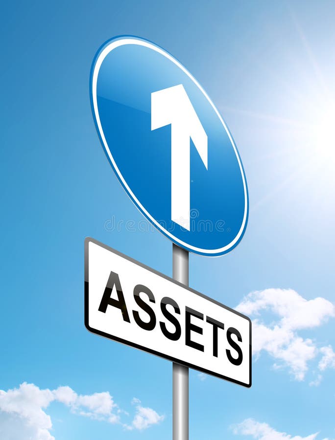 Fixed Assets Business Diagram Illustration Stock Illustration ...