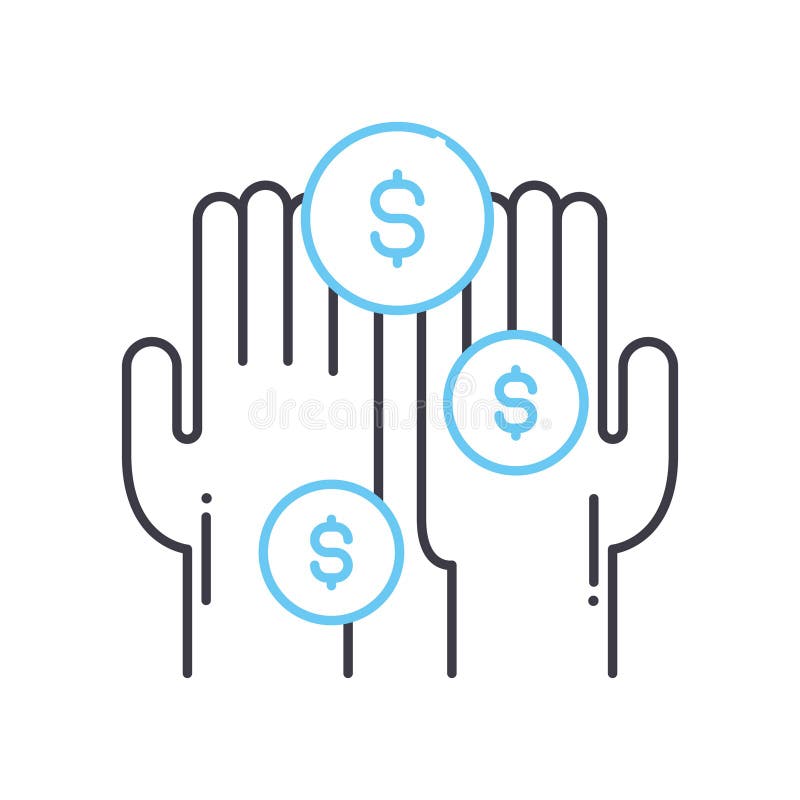 Assets Line Icon, Outline Symbol, Vector Illustration, Concept Sign ...