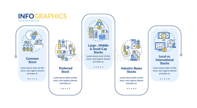 Assets Types Vector Infographic Template Stock Vector - Illustration of ...