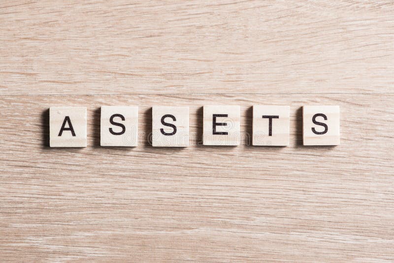 Assets word stock image. Image of collage, account, assets - 81134015